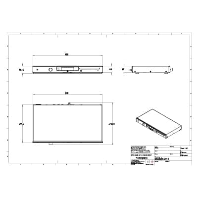 Download CDP-1 technical drawings - Steinway Lyngdorf