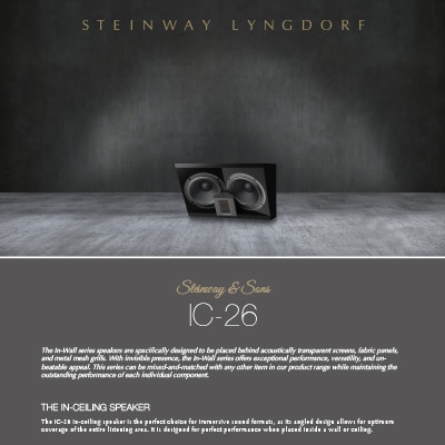 Download Steinway & Sons IC-26 fact sheet - Steinway Lyngdorf